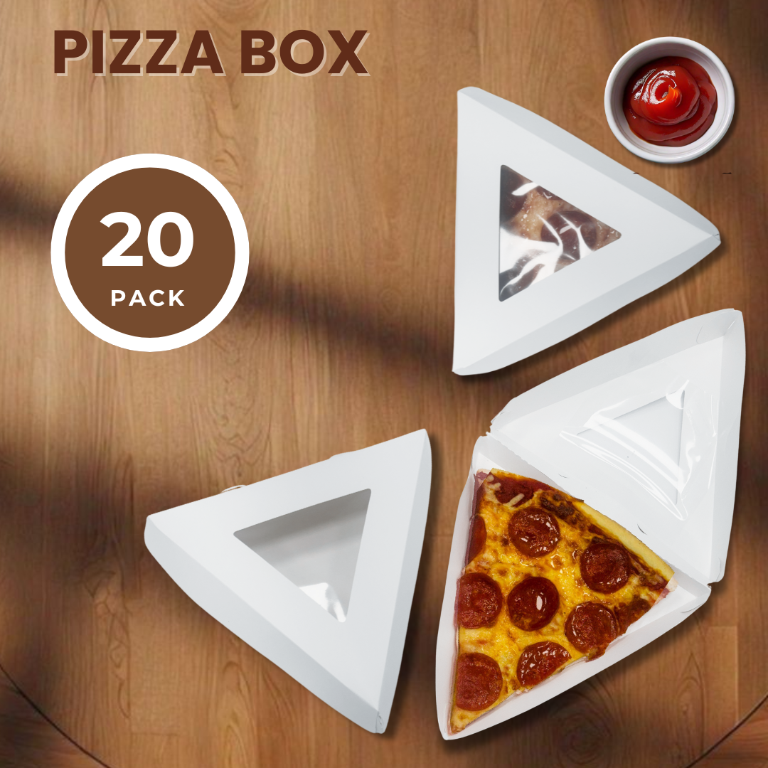 Individual Slice Pizza Box with window – C-Store Packaging