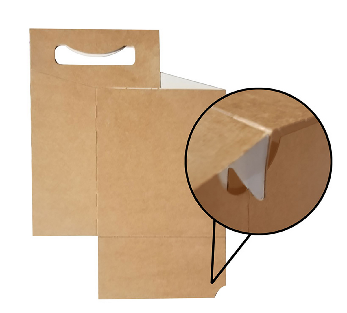 4pk Cardboard Carriers | Kraft – C-Store Packaging