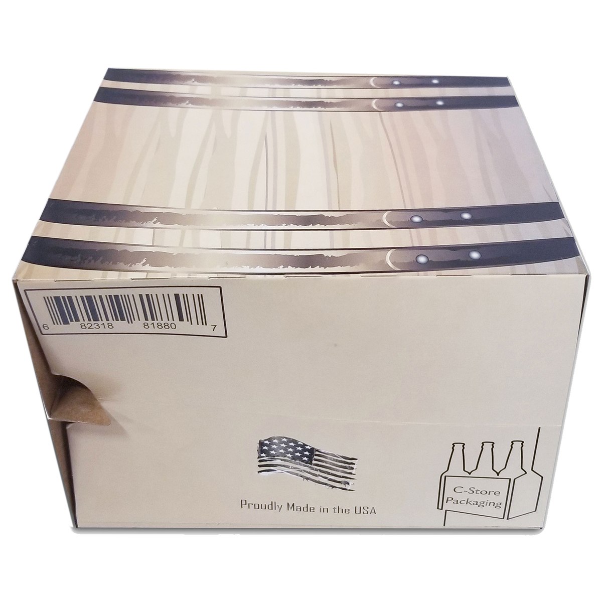 6pk Cardboard Carriers | Barrel – C-Store Packaging