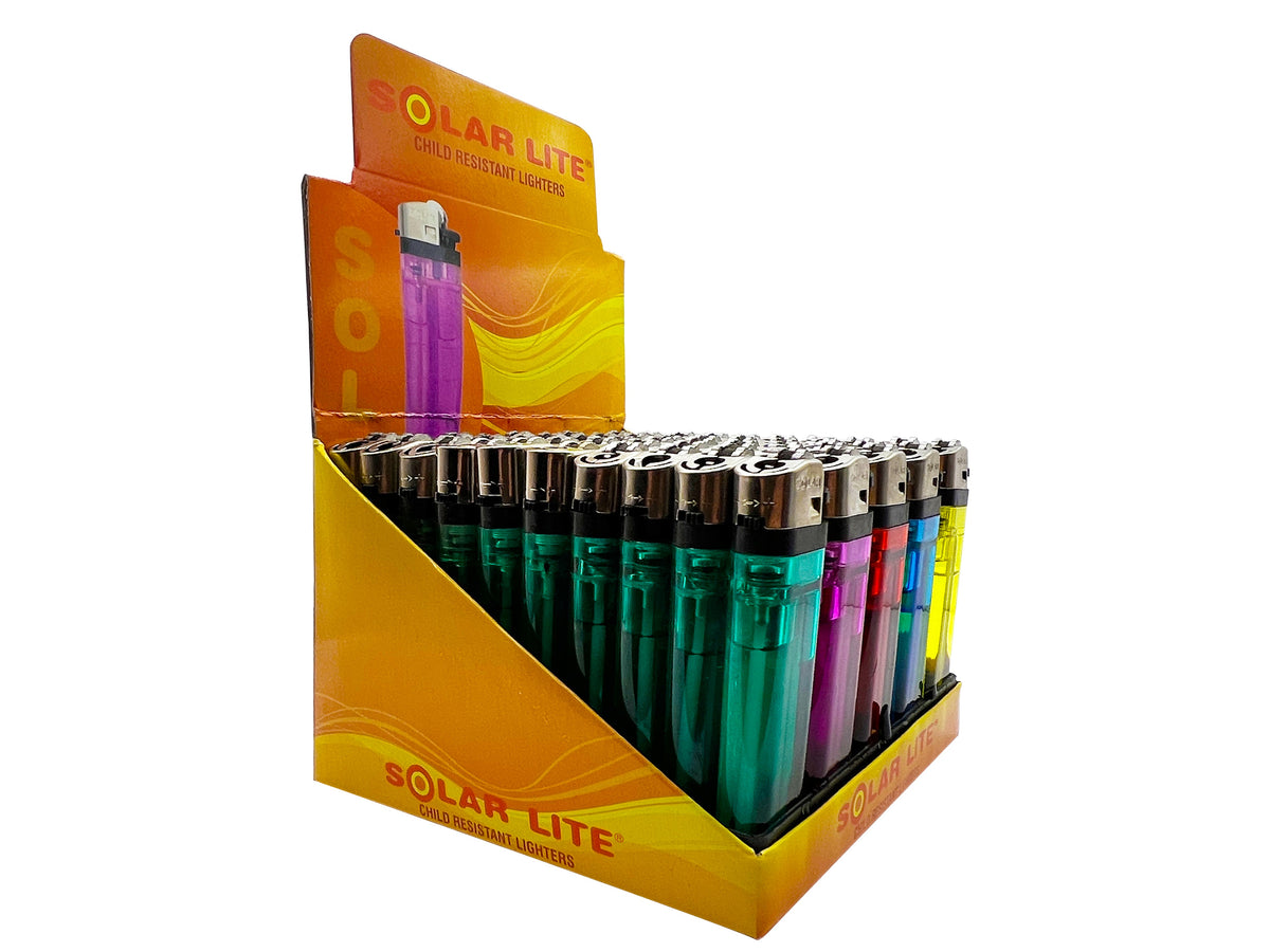 Solar/Solar Lite® Clear Lighters | 50ct | Comes with 1 Free Wine Corks ...